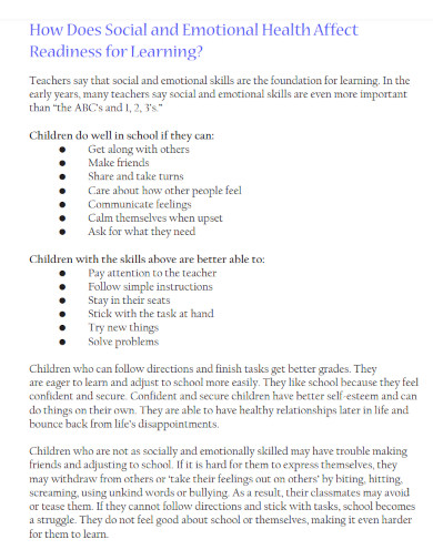 Emotional Health - 12+ Examples, How To Improve, PDF