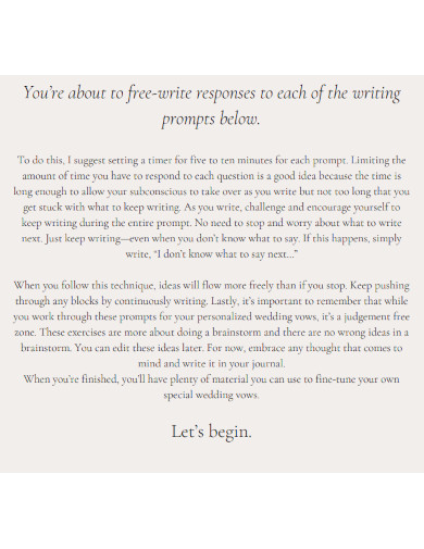 Wedding Vows - Examples, PDF | Examples