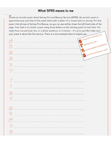 Acrostic Poem - Examples, PDF | Examples
