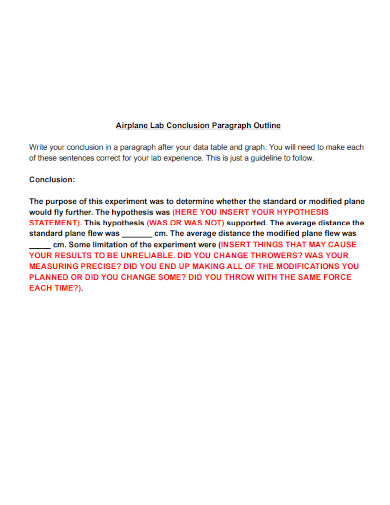 Conclusion Paragraph - Examples, PDF | Examples