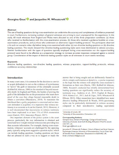 Leading Question - Examples, PDF | Examples