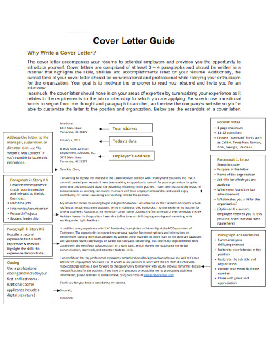 Good Cover Letter - Examples, PDF | Examples