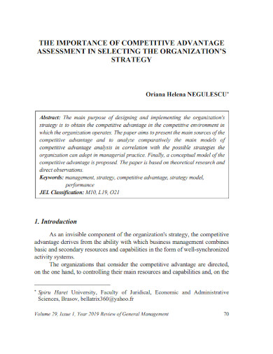 Competitive Advantage - Examples, PDF | Examples