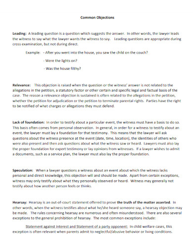 Leading Question - Examples, PDF | Examples