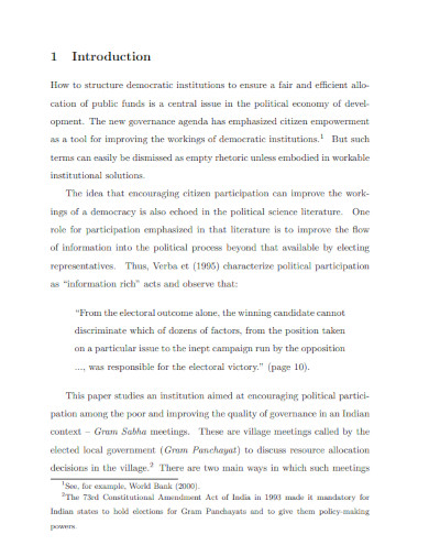 Participatory Democracy - Examples, PDF | Examples
