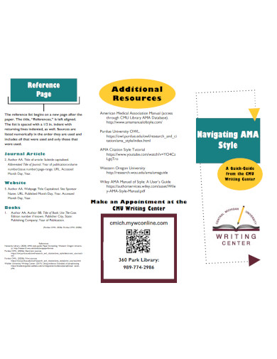 AMA Format - Examples, PDF | Examples