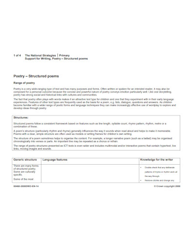 Poem - Examples, PDF | Examples