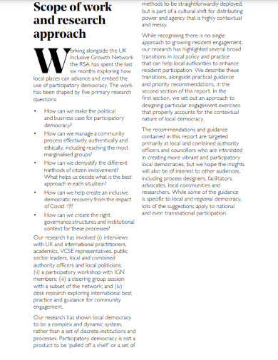 Participatory Democracy - Examples, PDF | Examples