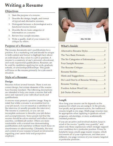 Resume Headline - Examples, PDF | Examples