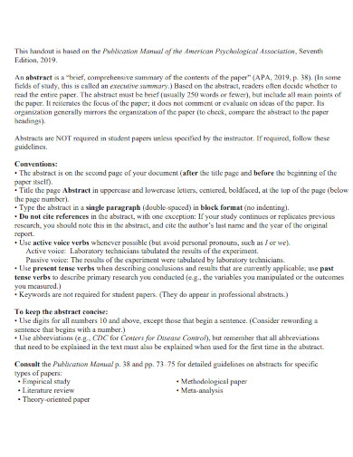Apa Format Abstract APA Abstract Page With Keywords Written In 30 Minutes 2022 11 15