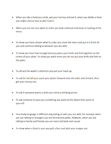 Body Language - 10+Examples, PDF, How to Improve