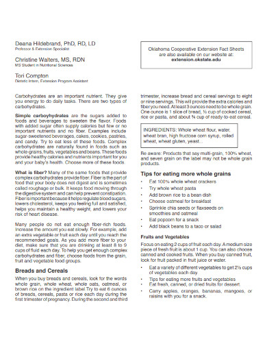 Complex Carbohydrates Examples PDF Examples Complex Carbohydrates Examples PDF Examples