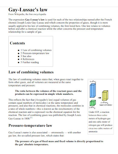 Gay Lussac's Law - Examples, How to Solve, PDF