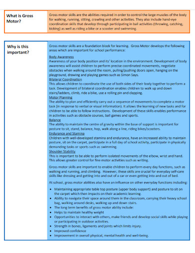 28+ Motor Skills - Examples, PDF, DOCS | Examples