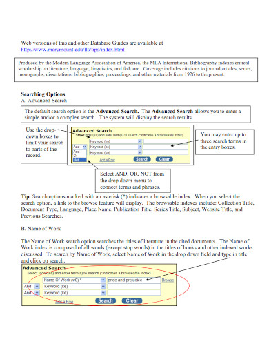MLA Bibliography - Examples, PDF | Examples