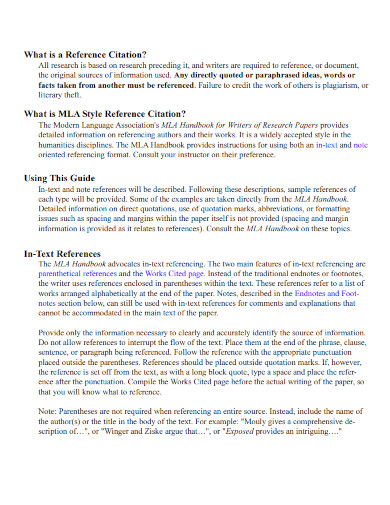 MLA Bibliography - Examples, PDF | Examples