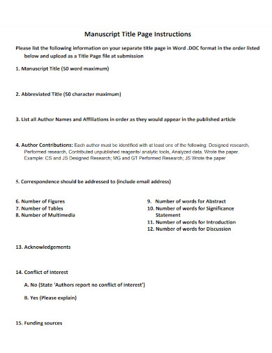 26+ APA Cover Page Format Example in Google Docs, InDesign, Word, PSD ...