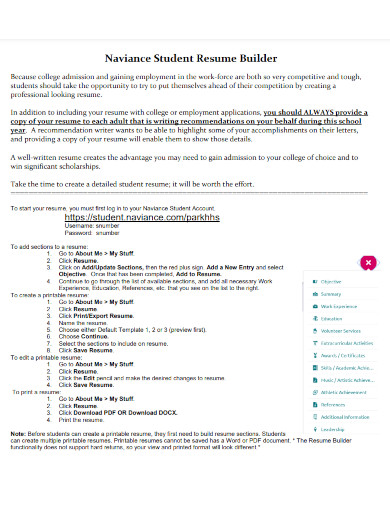 High School Students Resume - 30+ Examples, Word, Google Docs, Apple ...