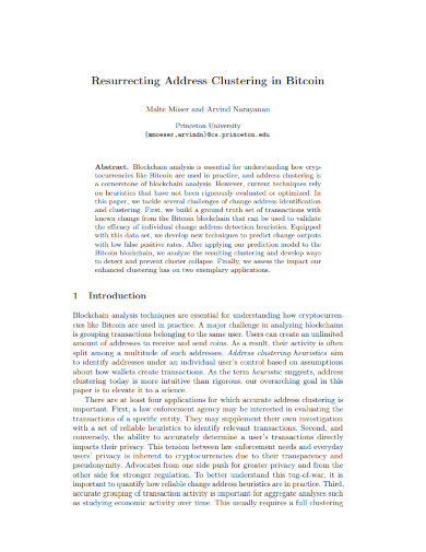 Bitcoin Address - Examples, PDF | Examples