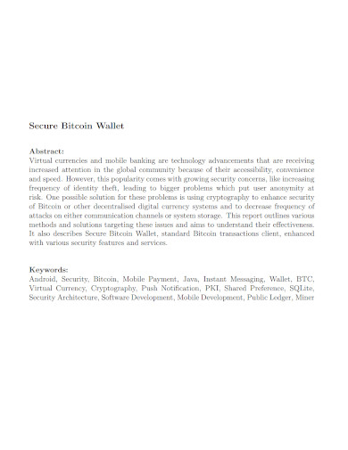 Bitcoin Address - Examples, PDF | Examples