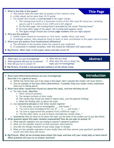 28+ Example of an APA Paper | Examples