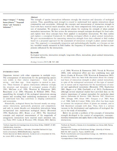 Mutualistic - Examples, PDF | Examples