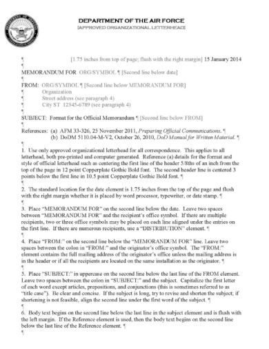 Memorandum - Examples, PDF | Examples