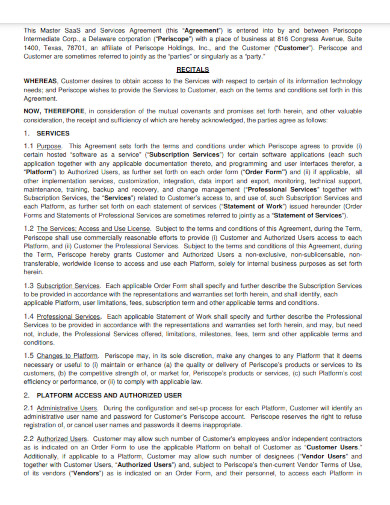 Saas - Examples, PDF | Examples