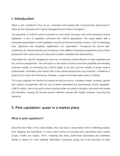 Capitalism - Examples, PDF | Examples