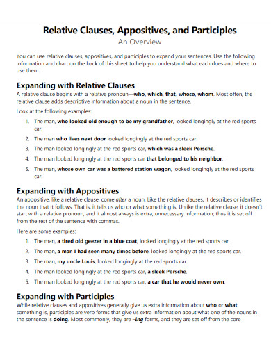 Appositive - Examples, PDF | Examples