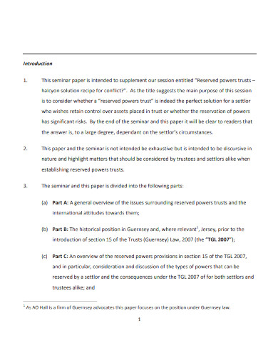 Reserved Powers - Examples, PDF | Examples