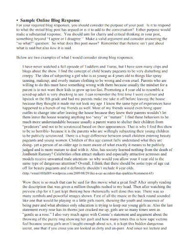 Blog - Examples, PDF | Examples