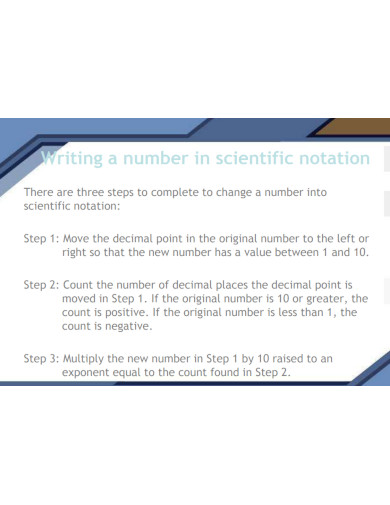 Scientific Notation - 19+ Examples, Format, How to, PDF