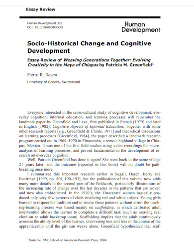 Socio-Historical - Examples, PDF | Examples