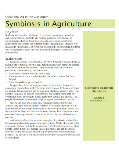 Symbiotic Relationship - Examples, Format, How to Identify, PDF