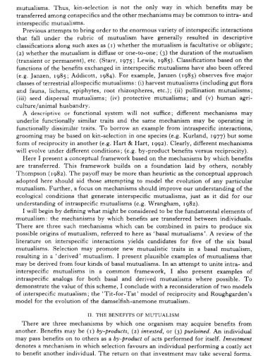 Mutualistic - Examples, PDF | Examples