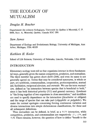 Mutualistic - Examples, PDF | Examples