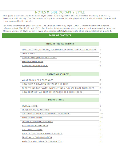 Chicago Style Paper - Examples, PDF | Examples