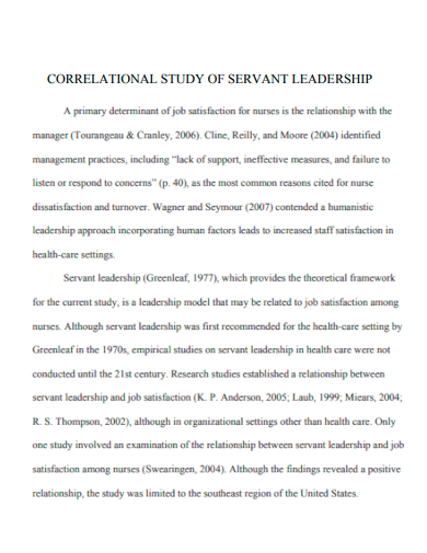 Correlational Study - Examples, PDF | Examples