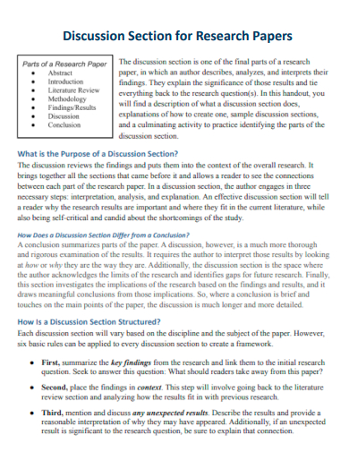 Research Paper Format - Examples, PDF | Examples