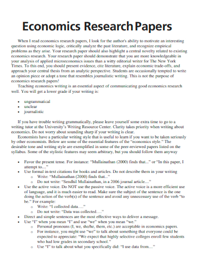 Research Paper Format - Examples, PDF | Examples