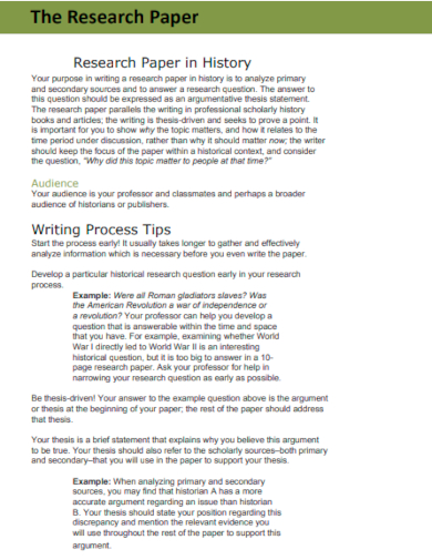 Research Paper Format - Examples, PDF | Examples