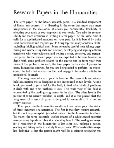 Research Paper Format - Examples, Pdf | Examples