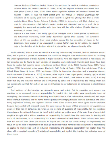 Implicit Bias - Examples, PDF | Examples