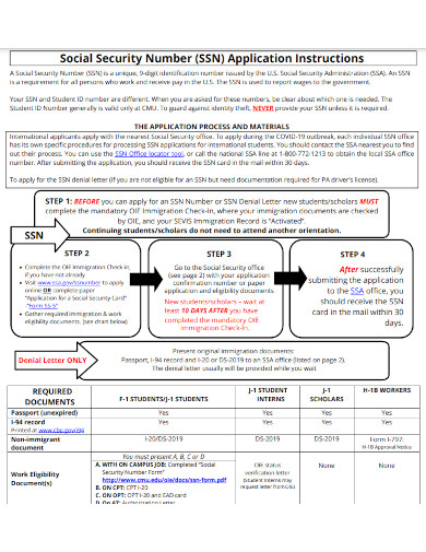 Social Security Number - Examples, PDF | Examples
