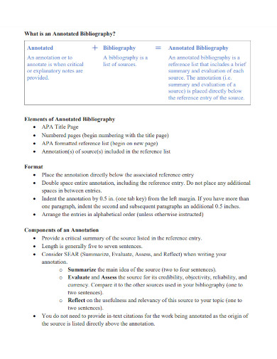 APA Bibliography - Examples, PDF | Examples