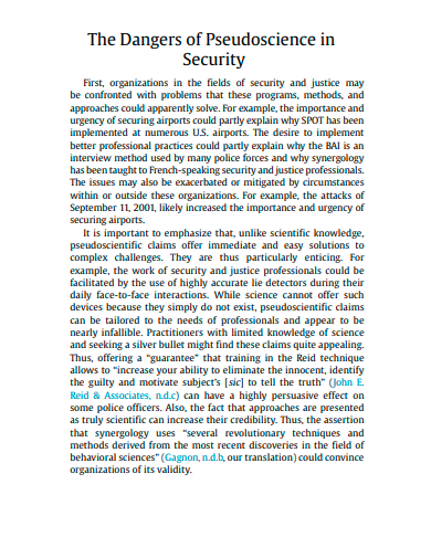 Pseudoscience - Examples, PDF | Examples