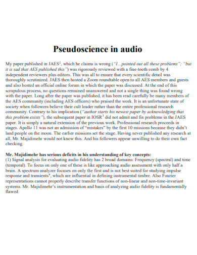 Pseudoscience - Examples, PDF | Examples