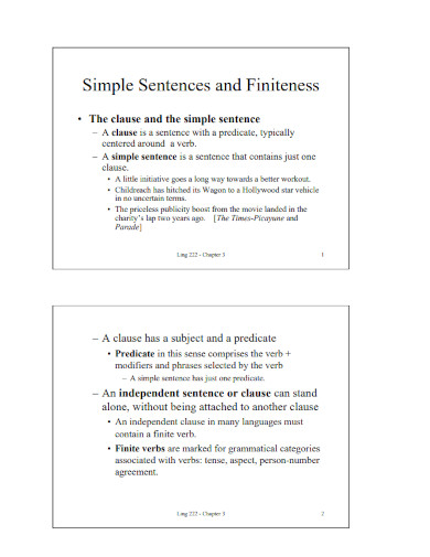 Simple Sentence Examples - Format, Sample | Examples