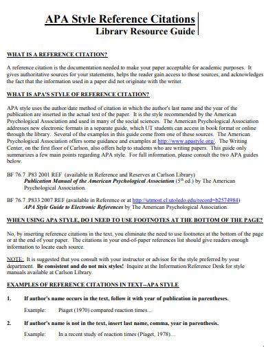 55+ References Examples in MS Word | Google Docs | Google Sheets ...